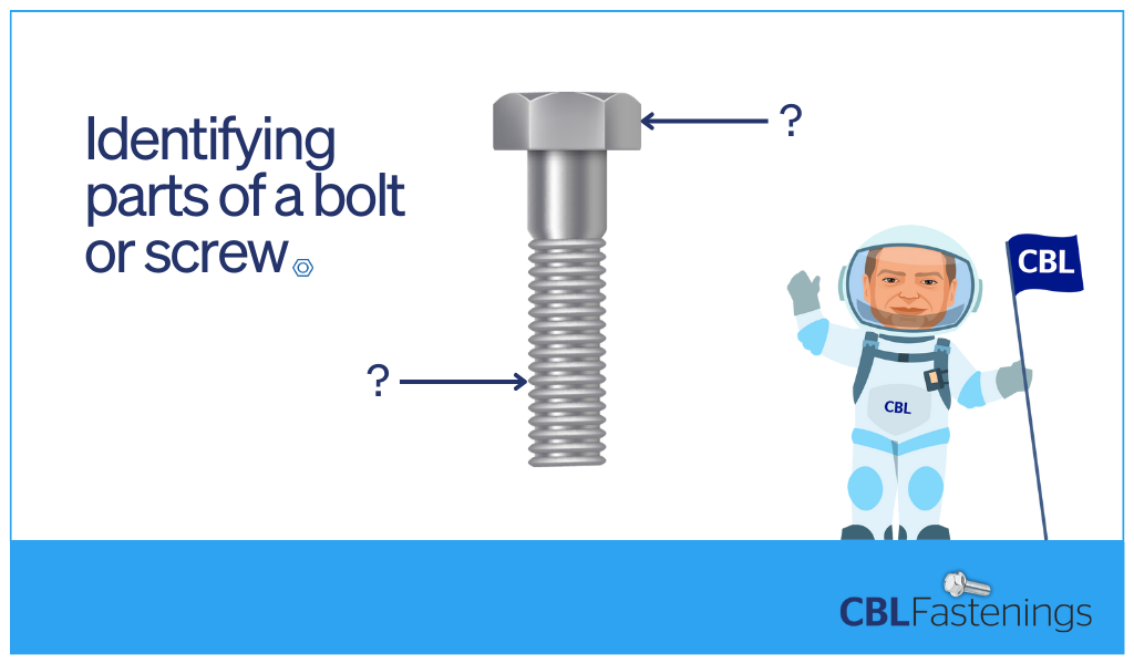 Identifying Parts of a Screw or Bolt - CBL Fastenings